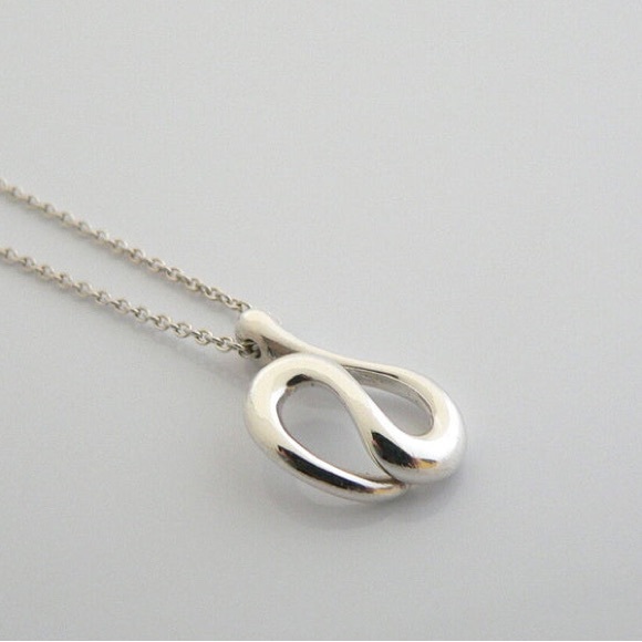 Tiffany & Co. | Jewelry | Tiffany Co Peretti Open Wave Pendant Necklace ...
